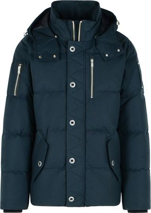 Moose Knuckles Veste en coton de lorignal Original 3 Q Navy M&eacute;lange
