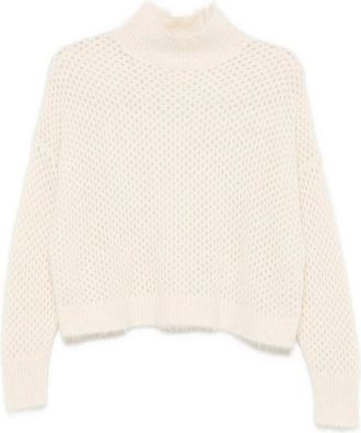 Antonelli Pull Col Rond - Blanc