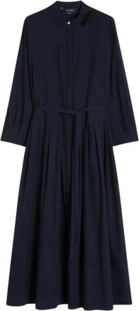 Max Mara Femme, Robes, Bleu, Taille: 36 FR Shirt Robes