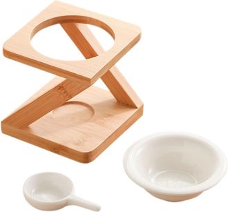 Aboofan Keramik Teelicht Duft&ouml;lschale Aromalampe &Auml;therische &Ouml;le Heizung Vintage f&uuml;r Wohnzimmer Schlafzimmer Yoga B&uuml;ro Aromatherapie Geschenk