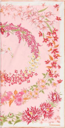Ferragamo Ferragamo Seidentuch rosa