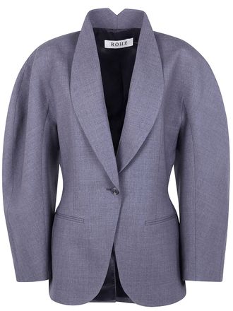 R&oacute;he Balloon Waisted Blazer