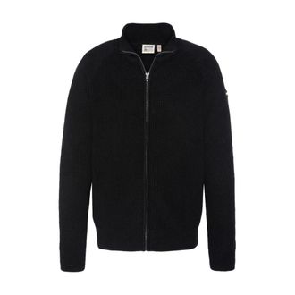 Schott NYC Schott Nyc, Homme, Pulls, Noir, Taille: XL Pull zipp&eacute; c&ocirc;tel&eacute;
