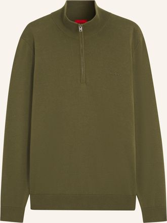 HUGO BOSS Hugo Strickjacke San Quintus-c2 Regular Fit gruen