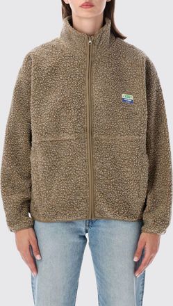American Vintage Kurze Fleecejacke mit Stehkragen und Rei&szlig;verschluss