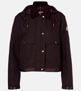 Moncler Veste Aconitum en coton m&eacute;lang&eacute;