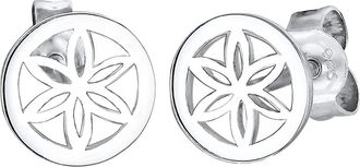 Elli Ohrringe Damen Blume Ornament Filigran in 925 Sterling Silber