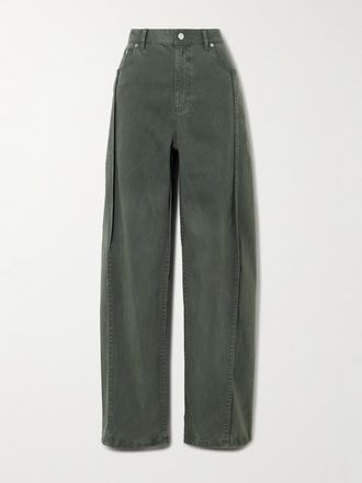 Tibi Hose Aus Stretch-twill - Grau