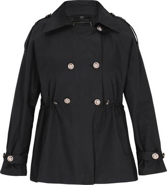 Faina Mantel Frauen Schwarz