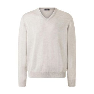 Maerz V-Ausschnitt Strickware - - Knitwear - Herren - Beige - 4XL