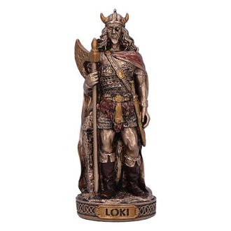 Nemesis Now Statue de Dieu Mythologie Nordique D&eacute;cor Bronze 8,5 cm de Haut - Moul&eacute; dans la Meilleure r&eacute;sine, habilement Peinte &agrave; la Main - Loki Trickster God