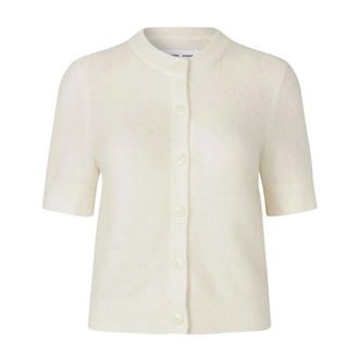 Sams&oslash;e & Sams&oslash;e Femme, Pulls, Blanc, Taille: 38 FR Sanoura ss Cardigan 15556