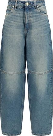 Ganni Stary Rigid Denim Jeans - - Jeans - Damen - Blau - W27