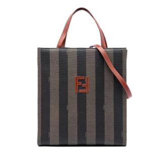 Fendi Pre-owned Canvas Backpack - - Pre-owned - Damen - Braun - ONE SIZE
