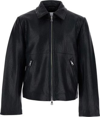 Won Hundred Homme, Vestes, Noir, Taille: S Dutton Leather Jacket