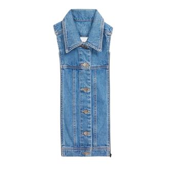 Veronica Beard Insert Dickey en jean Slate - Femme - Vestes - Bleu - Taille: ONE Size
