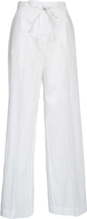 P.A.R.O.S.H. P.a.r.o.s.h., Femme, Pantalons, Blanc, Taille: 42 FR Wide Pantalons