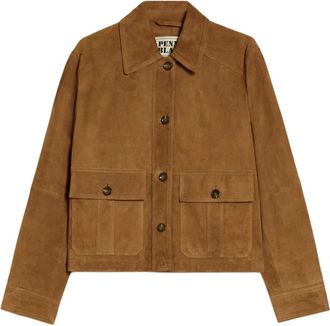 Pennyblack Femme, Vestes, Brun, Taille: 42 FR Pbbmadre Jacket