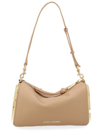 Marc Jacobs Womens Shoulder Bag Snapshot Beige Leather Cow
