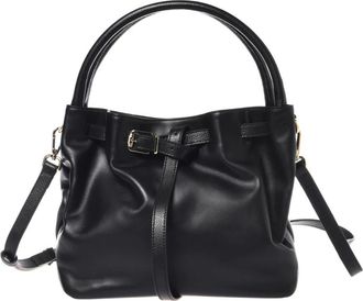 Baldinini Femme, Sacs, Noir, Taille: ONE Size Top Handle Leather Handbag