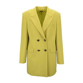 Elisabetta Franchi Blazer - Femme - Vestes - Jaune - Taille: 42 FR