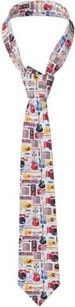 Generic Cravate DAffaires Instrument De Musique Bleu Formelle Tie R&eacute;glable Cravates Homme Pour Affaires L&Eacute;cole C&eacute;l&eacute;brations