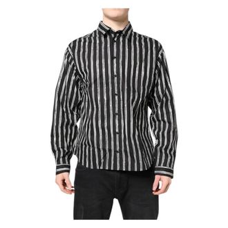 Dolce & Gabbana Homme, Chemises, Multicolore, Taille: L Chemise en coton &agrave; rayures
