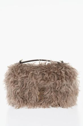 Burberry Shearling Bag With Chain Burberry