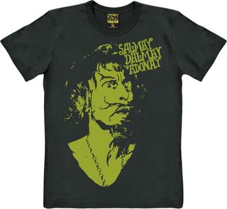 Traktor Catweazle I Zauberer I Salmay, Dalmay, Adonay | T-Shirt Print | Damen & Herren | kurzärmlig | schwarz | Lizenziertes Originaldesign | Größe XS