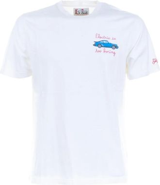 MC2 Saint Barth t-shirt Electric is Too Boring - Blanc