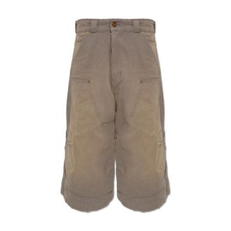 Willy Chavarria Stockton Double Knee Short - - Shorts - Herren - Grau - W32