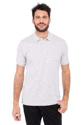 Fruit Of The Loom Fruit of the loom Herren Poloshirt Premium Polo FOTL-632180, Gr. Large, Grau (Grey 94)