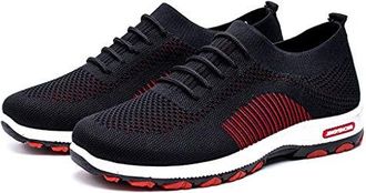 Generic Chaussures de course respirantes pour homme - Chaussures de marche l&eacute;g&egrave;res - Amortissantes - Semelle souple - Chaussures dext&eacute;rieur avec lacets - Chau