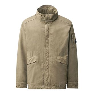 C.P. Company C.p. Company - Veste Explorer en Serg&eacute; Mixte - Homme - Vestes - Beige - Taille: M