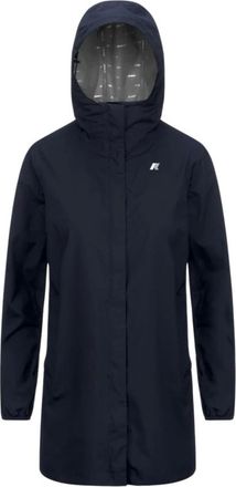 K-Way Femme, Vestes, Bleu, Taille: 42 FR Sophie Stretch Dot