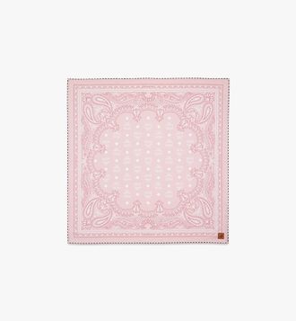 MCM Baumwoll-Seiden-Halstuch mit Paisley-Print