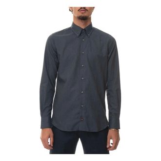 Carrel Homme, Chemises, Bleu, Taille: 3XS Casual Shirt