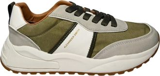 Alexander Smith Homme, Chaussures, Vert, Taille: 43 EU Tessuto Baskets