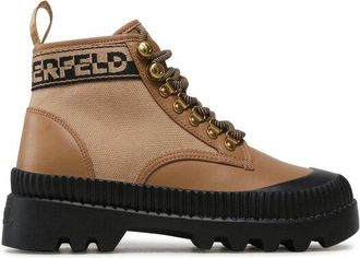 Karl Lagerfeld Schnürstiefeletten KL42533 Braun