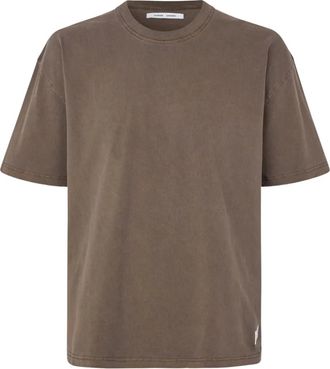 Samsøe & Samsøe t-shirt Sapigment - Marron