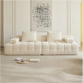 Generic Cloud Sofa Schlafsofa Bodensofa mit Tragkraft & hochdichter Schaumf&uuml;llung | Boneless Couch F&uuml;r Wohnzimmer & B&uuml;ro