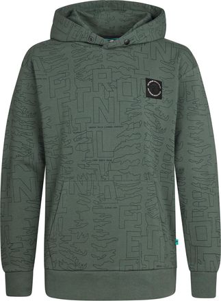Petrol Industries All-Over Print Hoodie Blue Ridge Gr&uuml;n 140