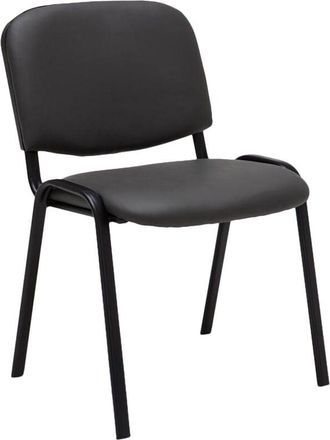 Clp Stapelstuhl Ken Kunstleder grau