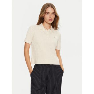 Tommy Hilfiger Poloshirt WW0WW43957 Creme Regular Fit