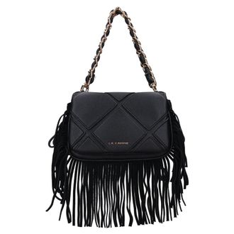 La Carrie Tasche aus Kunstleder mit Nieten - - Bags - Damen - Schwarzk - ONE SIZE