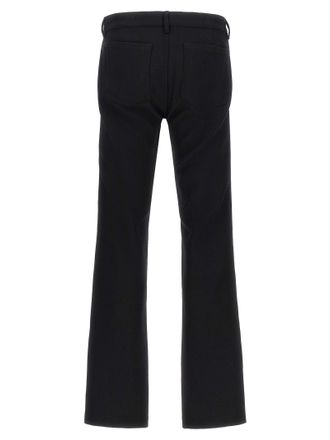 Rick Owens Mens Black Virgin Wool Pants