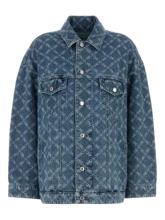 Michael Michael Kors veste imprim&eacute;e en jean - Bleu