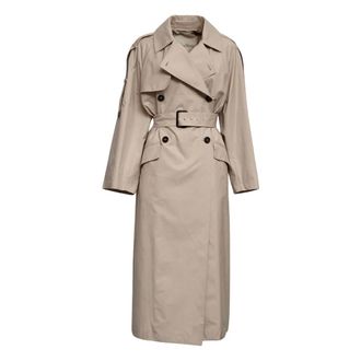Max Mara Femme, Manteaux, Beige, Taille: 40 FR Manteaux ceintur&eacute;s