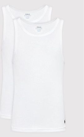 Polo Ralph Lauren Tanktop-Set 714835886001 Wei&szlig; Regular Fit
