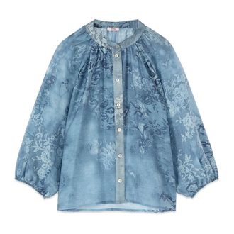 Oltre Damen, Blusen & Hemden, Blau, SGr&ouml;&szlig;e
